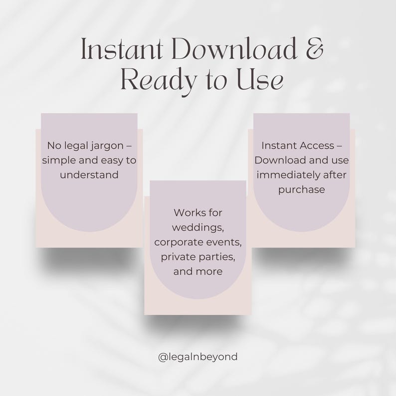 Catering Service Contract Template | Editable, Printable, Instant ...