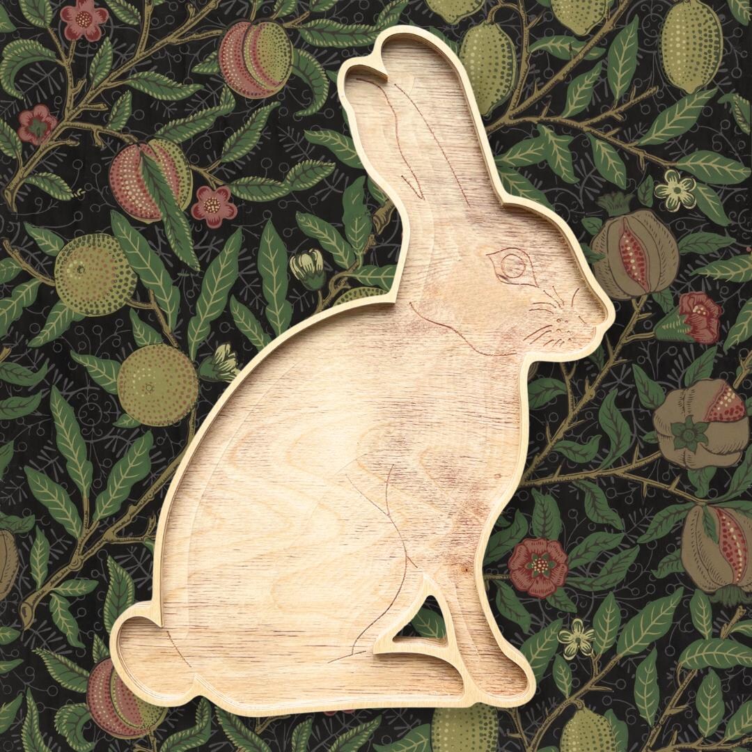 Rabbit Mosaic Frame | Wood Frame Substrate, DIY Mosaics, Mosaic ...