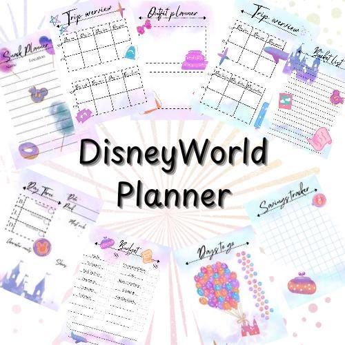 Disney Planner Instant Download Resizable Printable Digital Planning ...