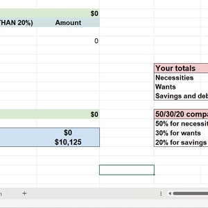 Complete Personal Budget Calculator - Etsy