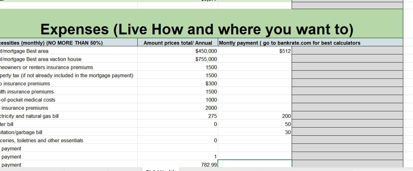 Complete Personal Budget Calculator - Etsy