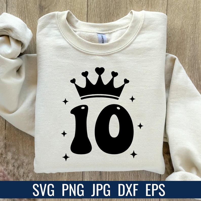 In My 10th Birthday Era SVG Bundle, Birthday Girl Svg, Ten Birthday Svg ...