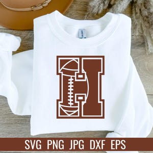 Football SVG Alphabet, Football Font SVG, Football Numbers Svg ,varsity ...