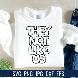 They Not Like Us Svg Png Bundle, Rapper Gifts, They Not Like Us T-shirt ...