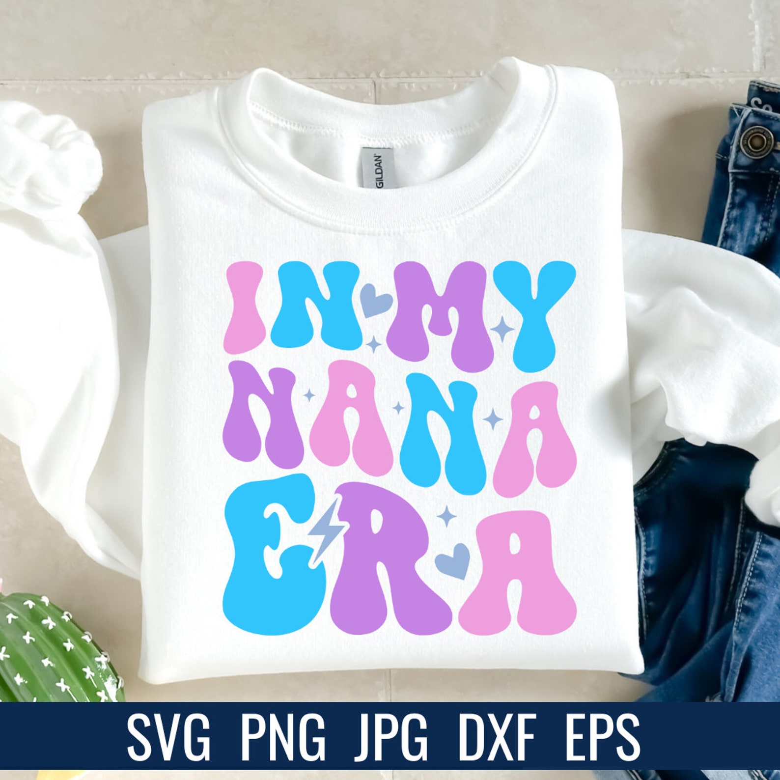In My Nana Era Svg Bundle, Cool Nana Svg, Grandma Era SVG PNG, Best ...