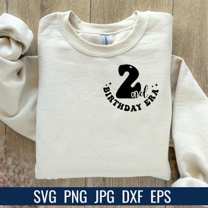 In My 2nd Birthday Era SVG PNG, Birthday Era Svg, Girl 2nd Birthday Era ...