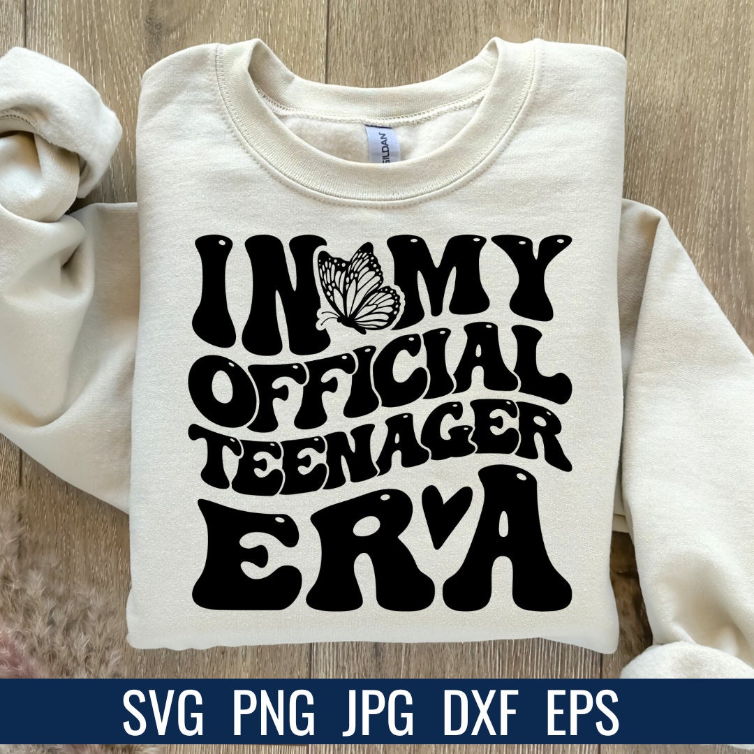 In My Official Teenager Era SVG Bundle, Teenager Svg, Teenager Era Svg ...