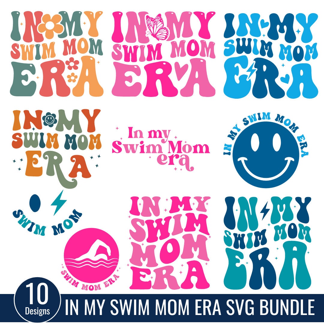 In My Swim Mom Era SVG, Swimming Svg, Swim Svg,swim Mom Svg, Swim Mom ...