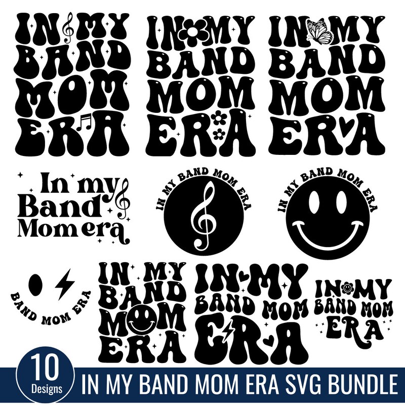 Band Mom Svg - Etsy
