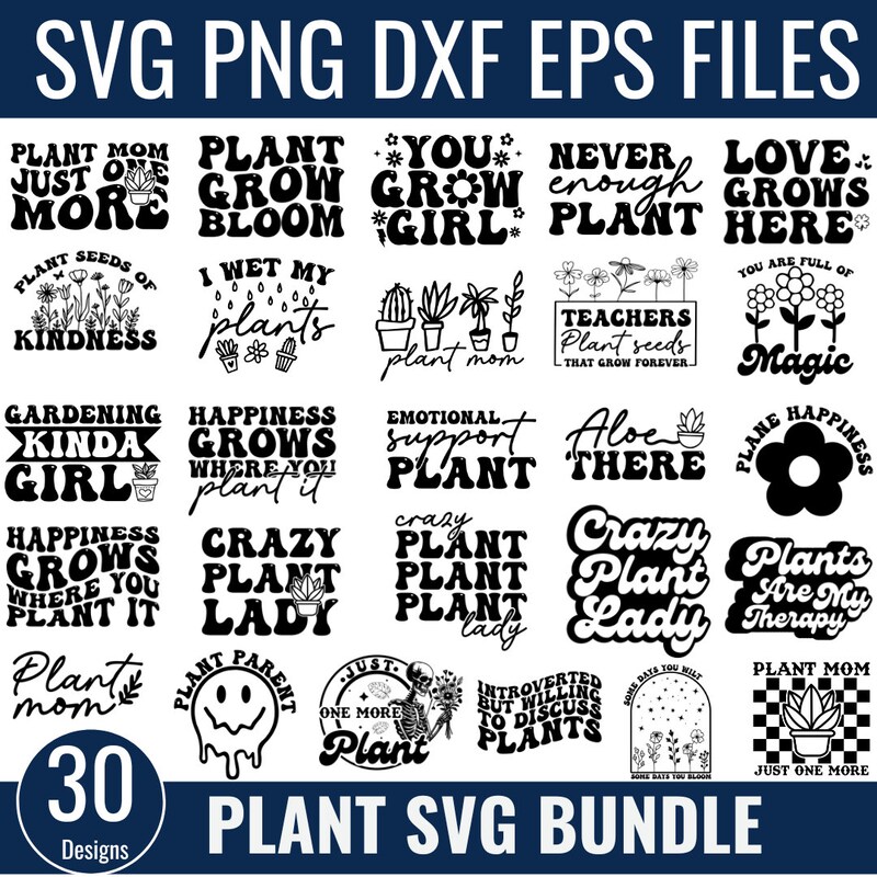 Plant Svg - Etsy