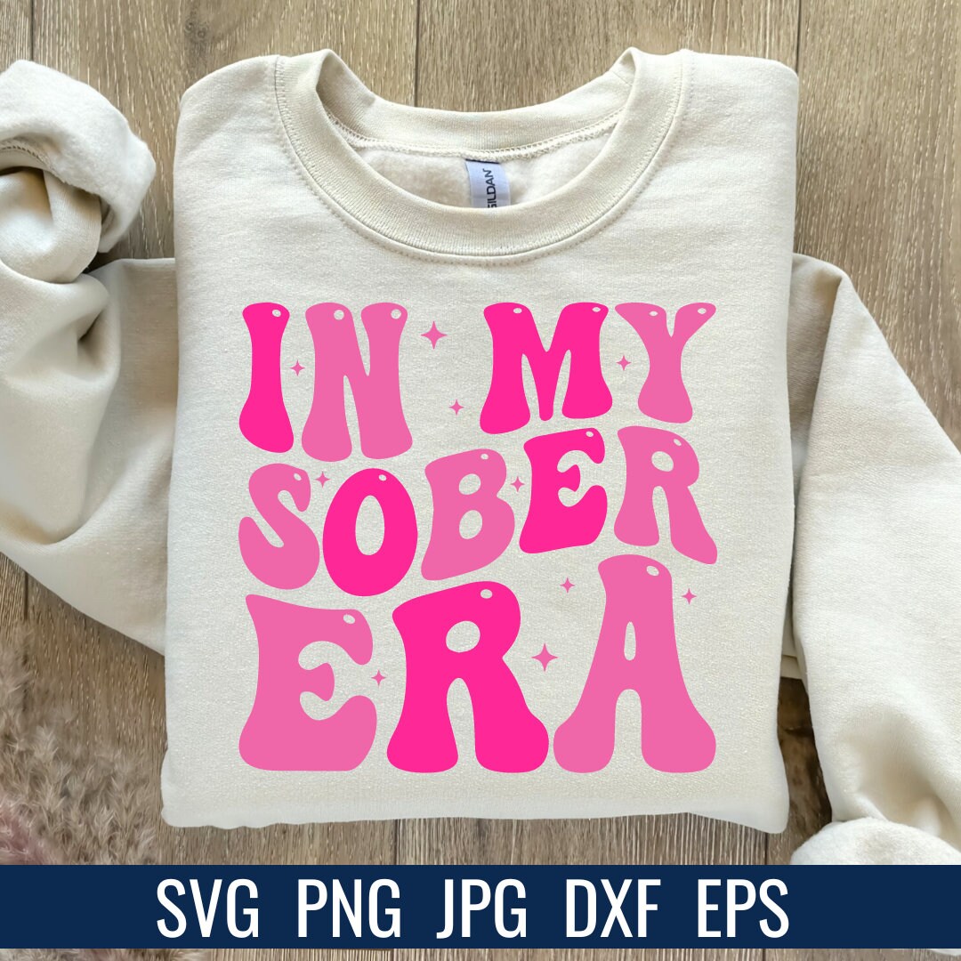 In My Sober Era SVG Bundle, in My Sober Era, Sobriety Gift Idea, Sober ...