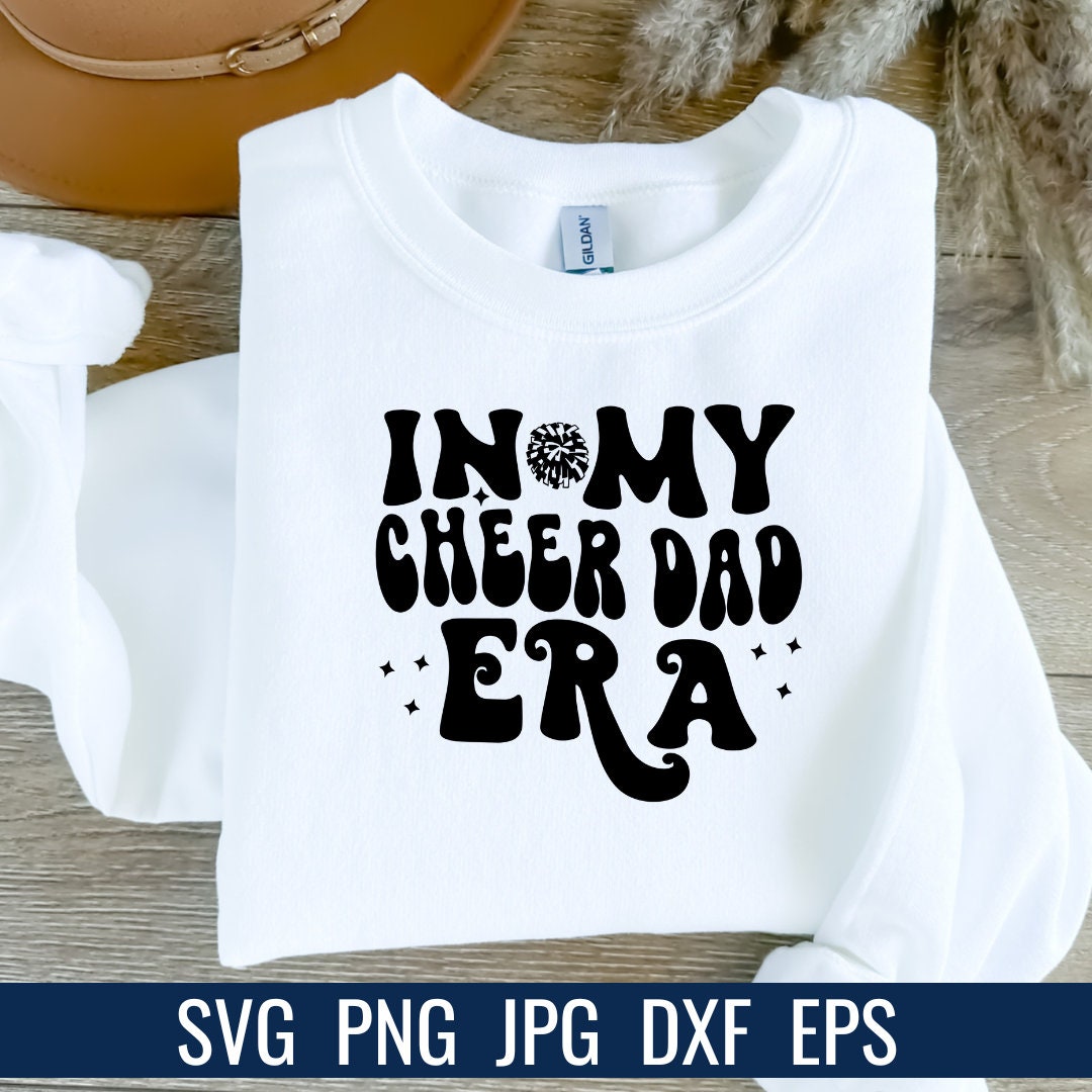 In My Cheer Dad Era Svg Bundle, Cheer Dad Svg, Retro Cheer Dad Svg ...
