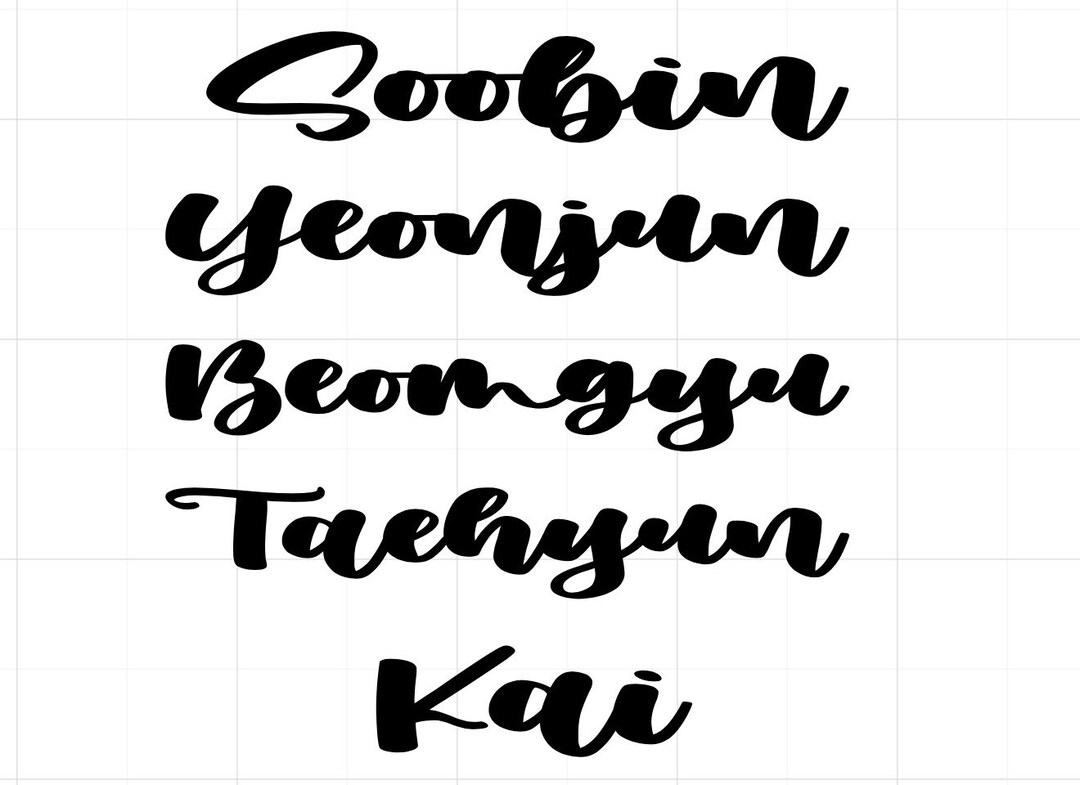 TXT Lightstick Decals - Etsy