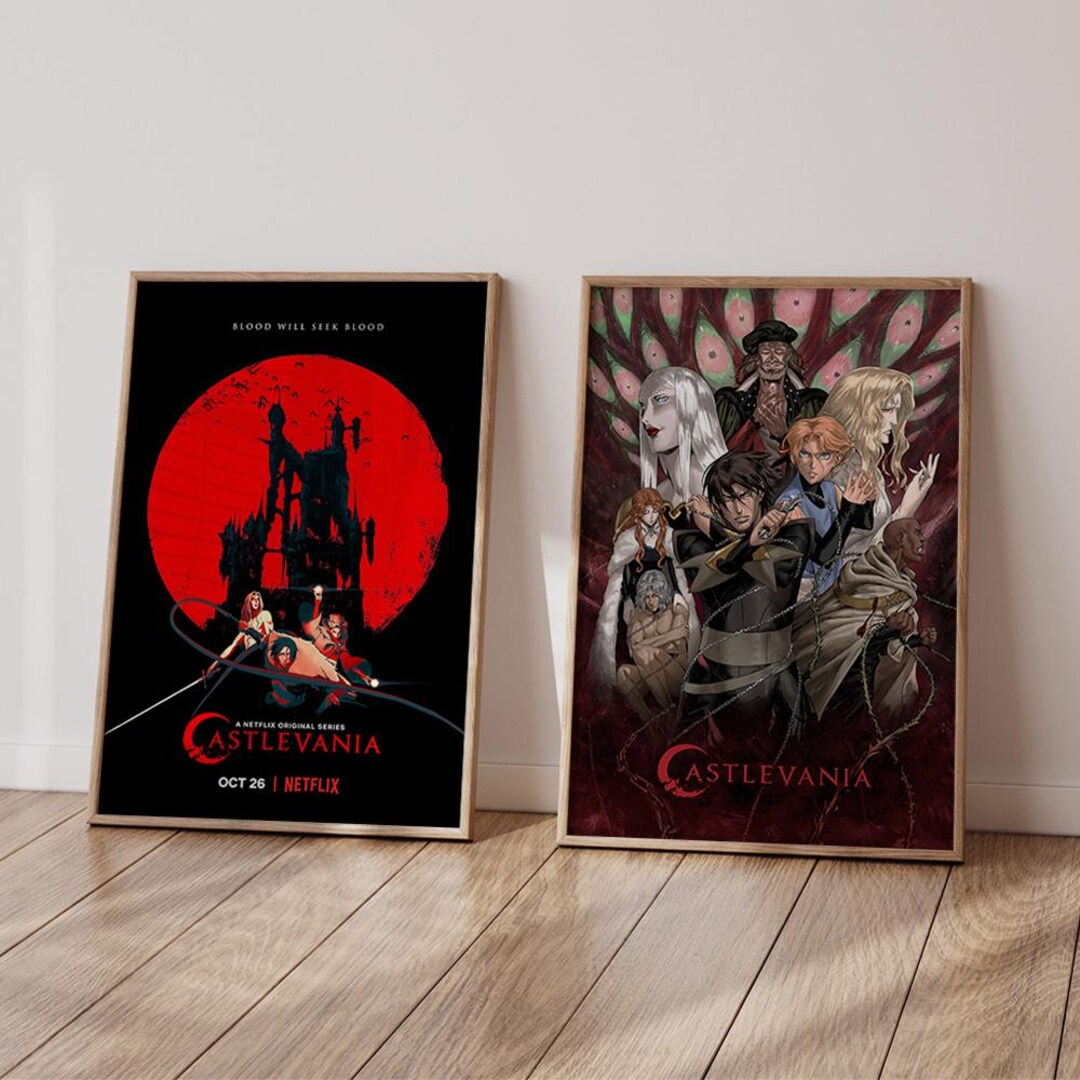 Castlevania Movie Poster, Wall Art for Living Room and Bedroom, Gift ...