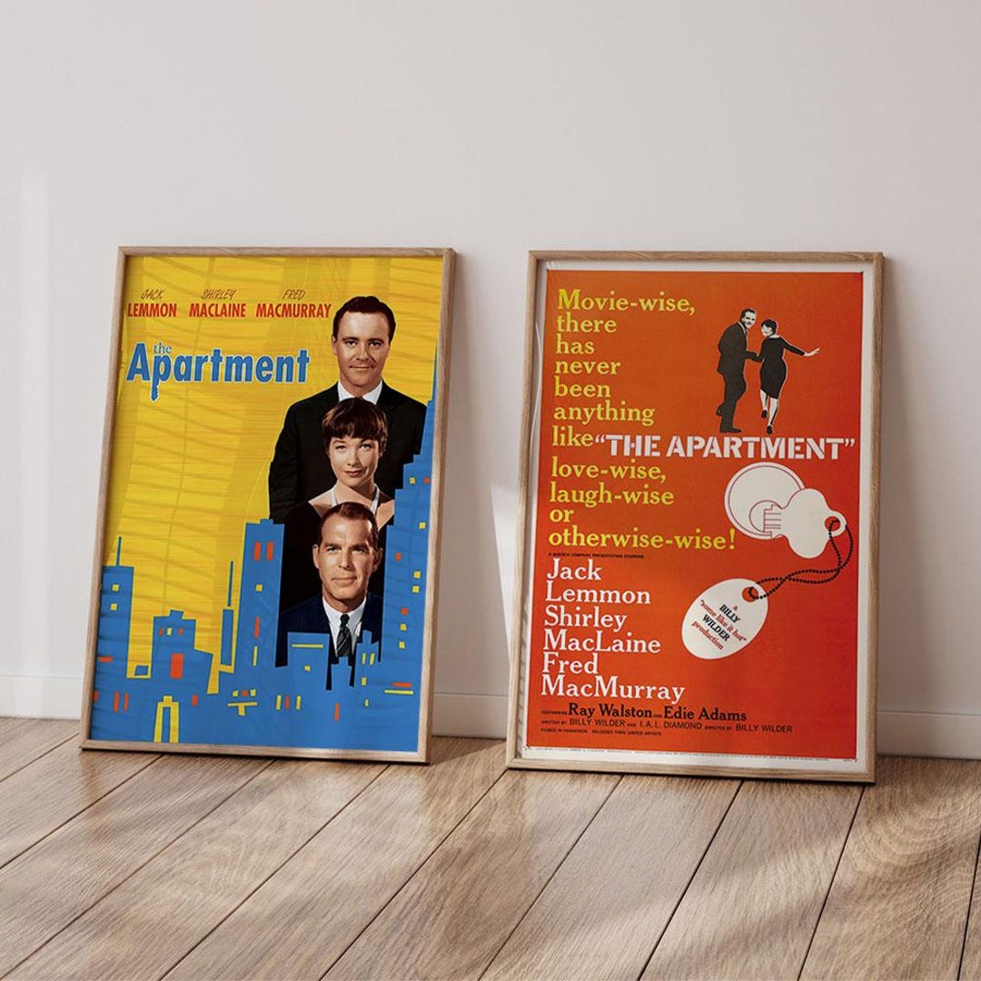 The Apartment Movie Poster Classic Movies Posters, Wall Art for Living ...