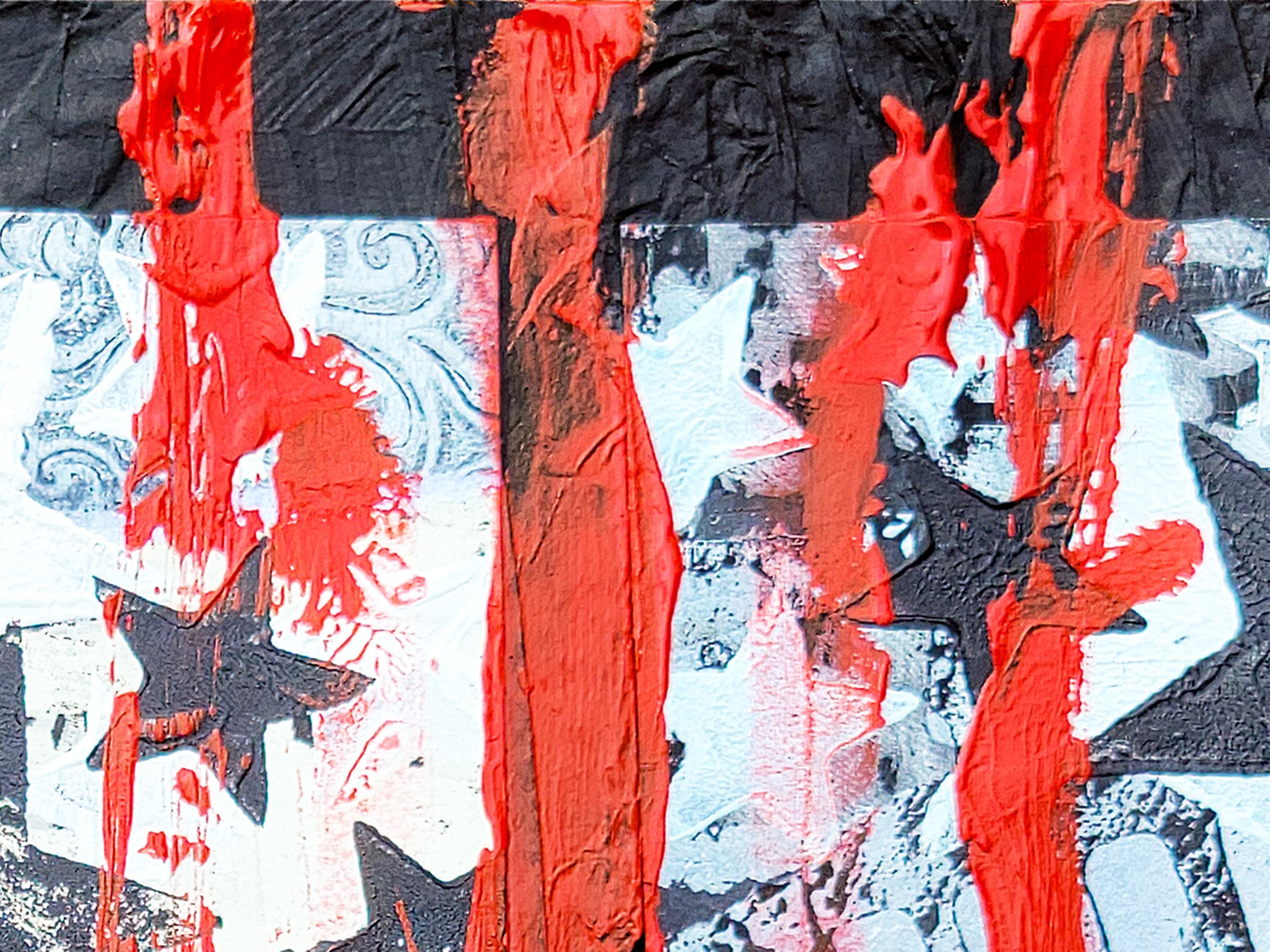 Bloody Stars Collage Art Print | Dark Goth Wall Decor - Etsy
