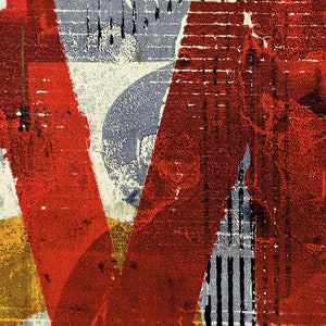 Primary Color Letters on Gray 5 | Art Print in Semigloss Paper ...