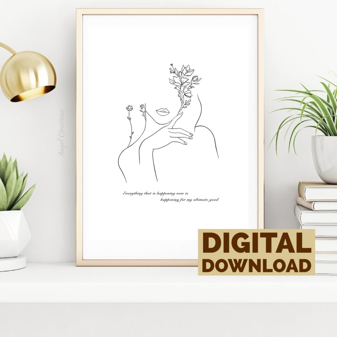Line Art Line Drawing Black and White Digital Art Digital Line Art ...