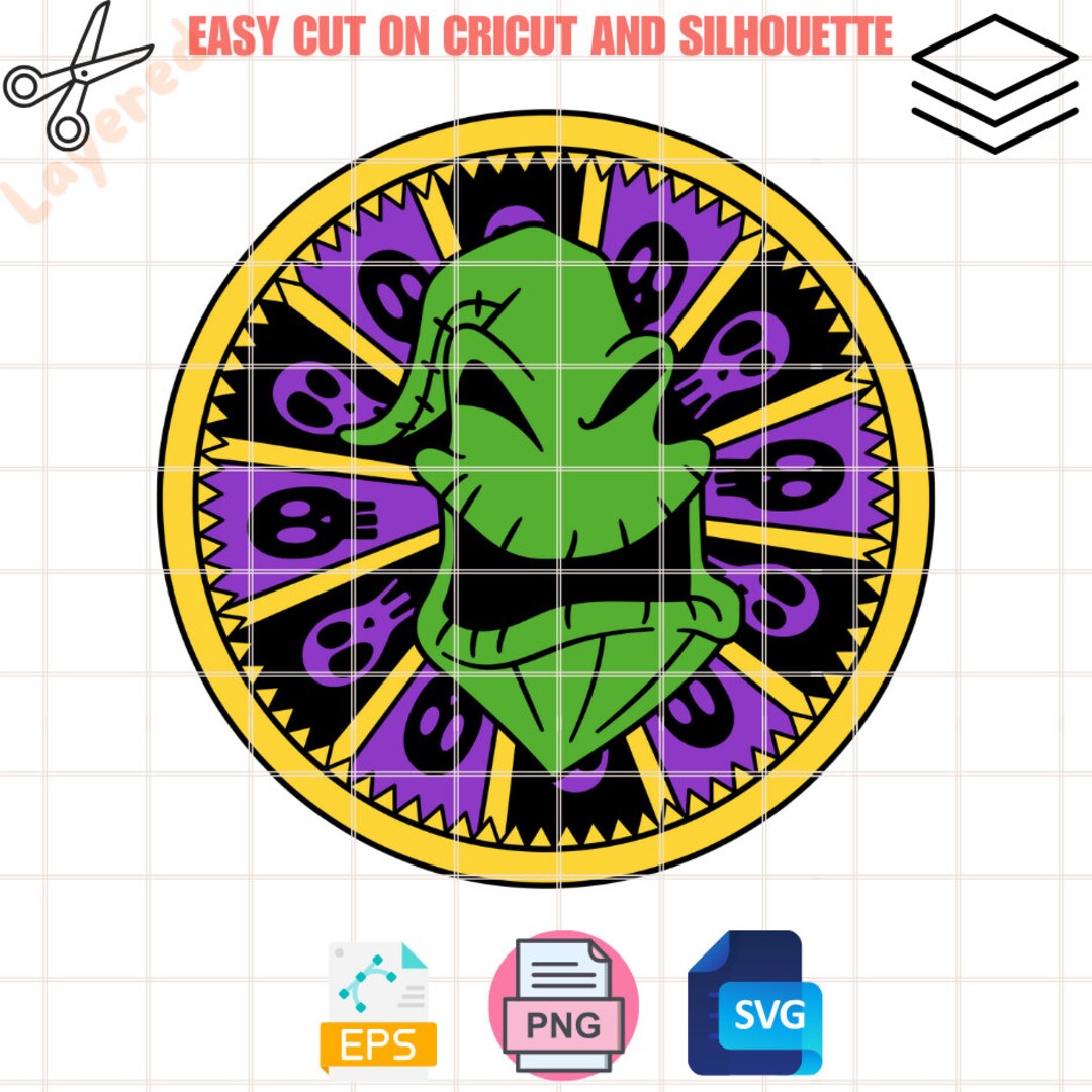 Oogie Boogie Roulette Svg, Nightmare Before Christmas Svg, Halloween ...