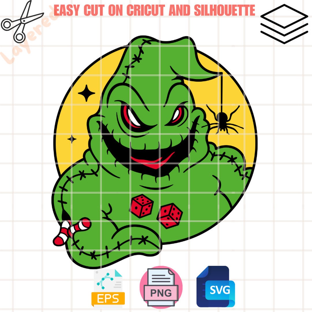 Oogie Boogies Halloween Svg, Nightmare Before Christmas Svg, Halloween ...