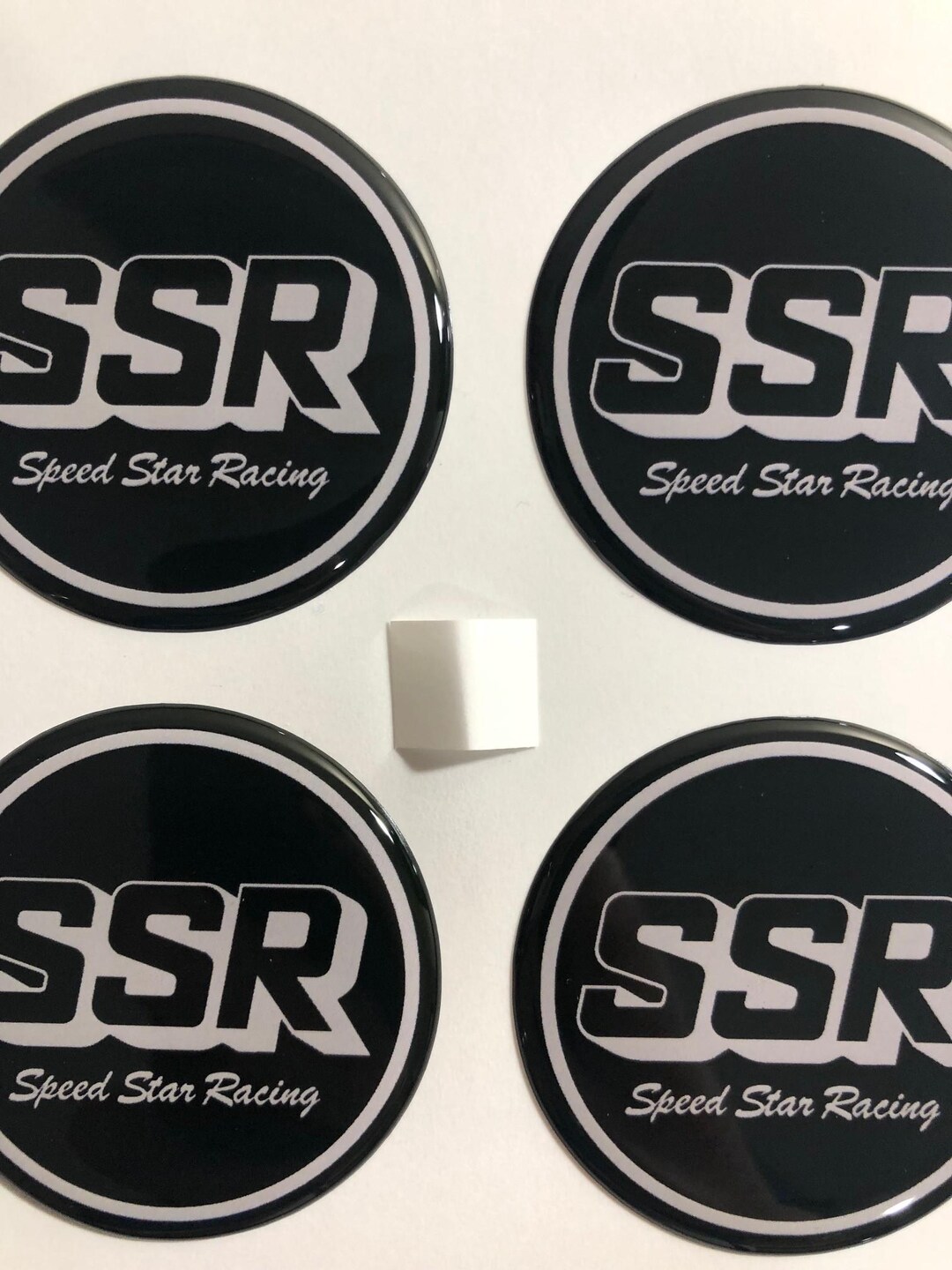 SSR Wheel Center Hub Cap Stickers: Epoxy Emblem Decal Set of 4 - Etsy