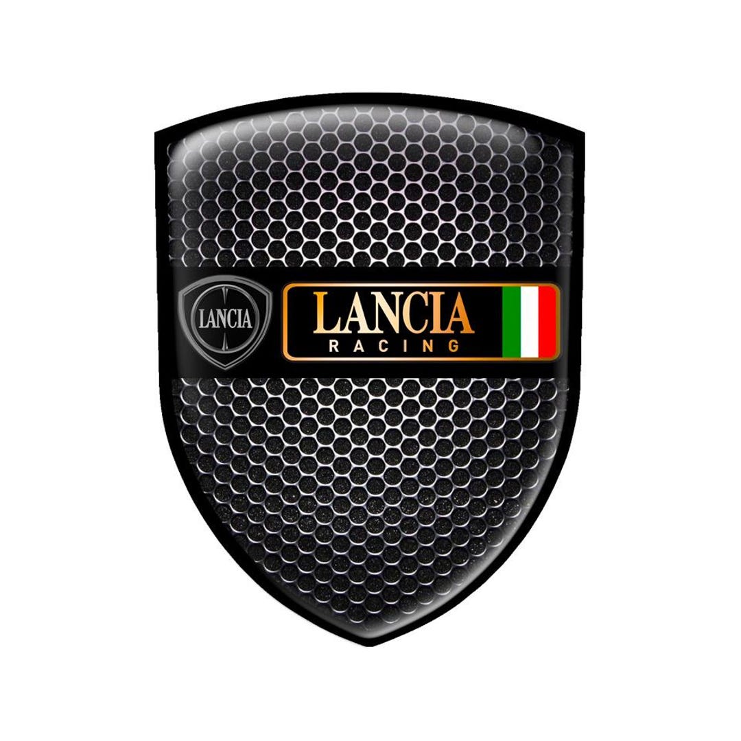 Lancia Shield Emblem Sticker: Epoxy Resin Decal for Cars - Etsy