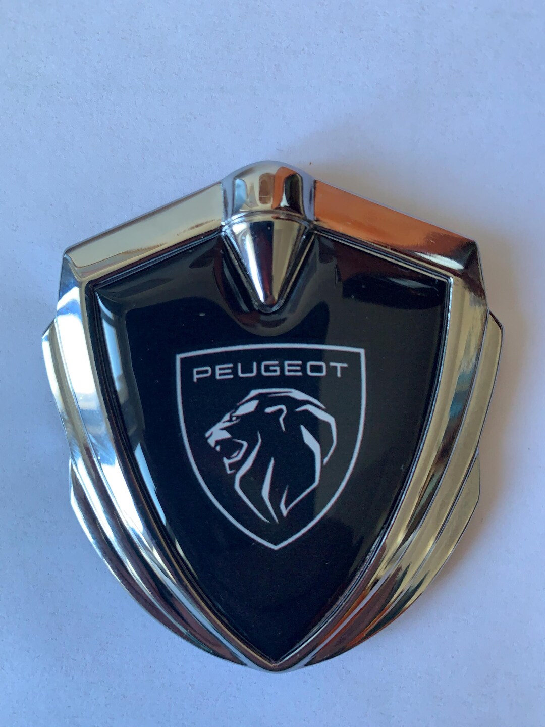 Metal Shield Epoxy Resin Emblem, Best Gift Badge Peugeot Logo, Self ...