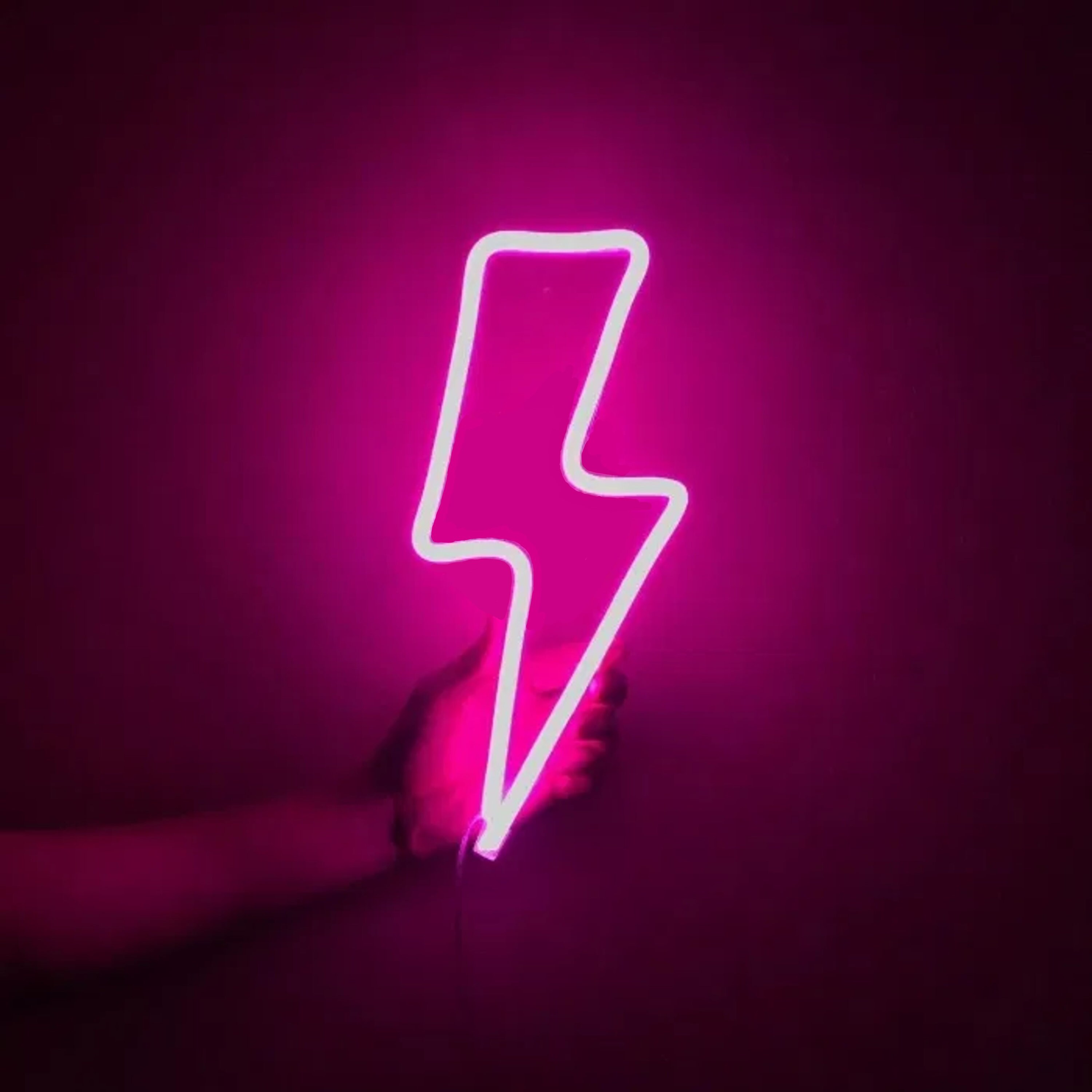 Lightning Neon Sign Custom Neon Sign Led Zipper Neon Sign Custom Led ...