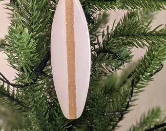 Ceramic Surfboard Ornament Wall Hanging Holiday Christmas Tree ...