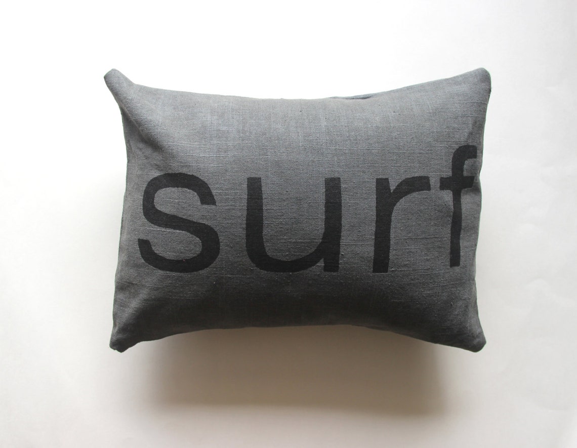 Surf Pillow Surf Decor | Etsy