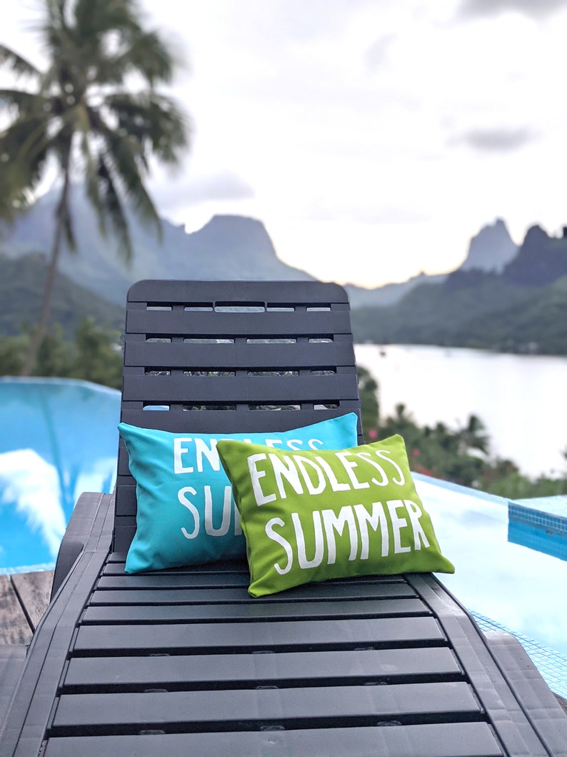 OUTDOOR Endless Summer Pillow / Outdoor Beach Pillow - Etsy