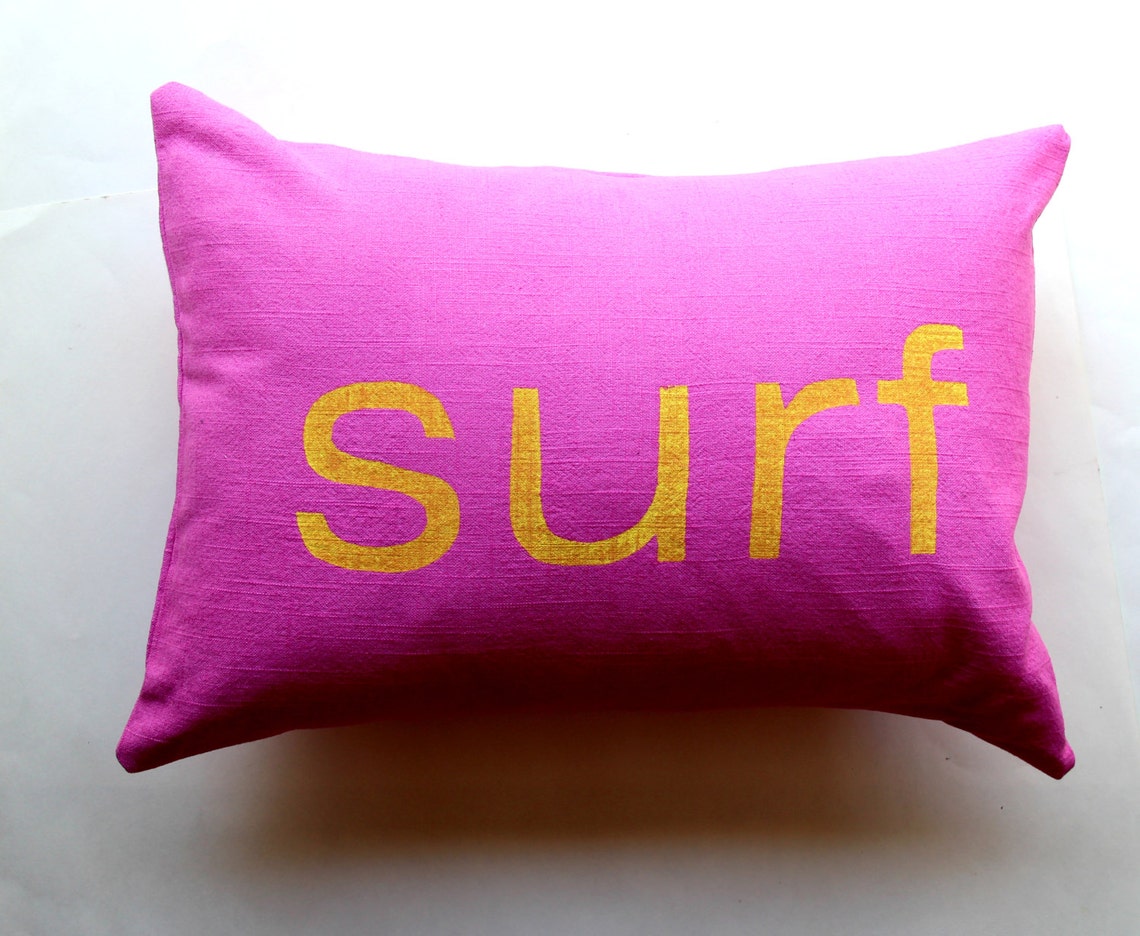 Surf Throw Pillow Boho Beach Decor Coastal Decor Modern | Etsy