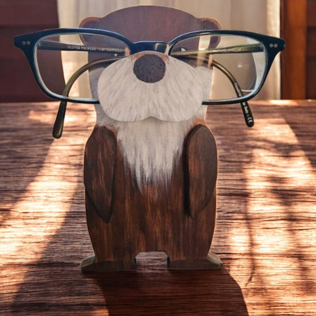 Wooden Animal Glasses Holder Fun Eyeglass Stand in Unique Shapes Cute ...