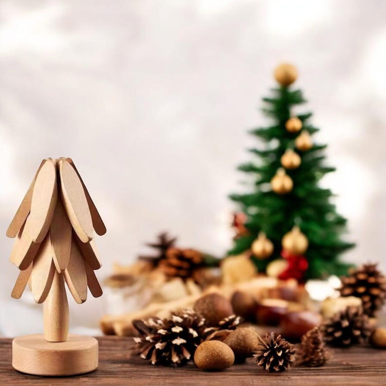 Wooden Tree Coasters Set Choose 3 or 4 Stands Unique Tree Design ...