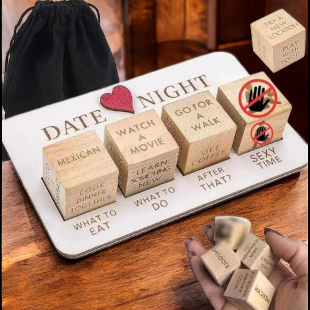 Personalized Date Night Dice Set Fun Date Night Ideas for Couples ...