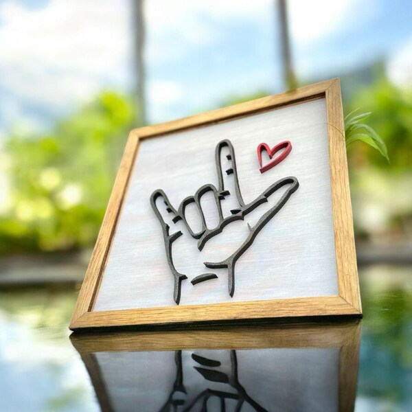 Sign Language Decor - Etsy