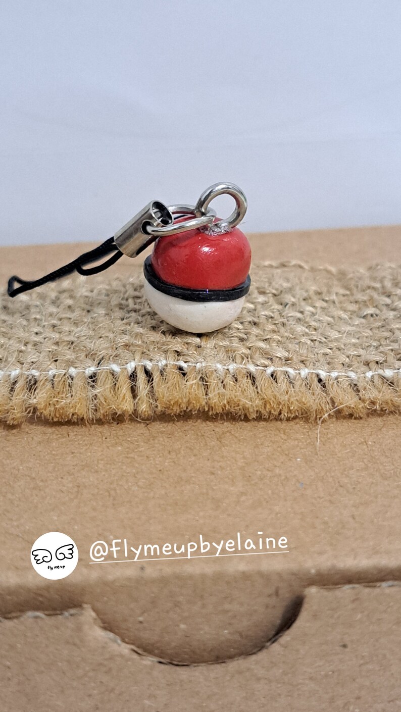 Cute Pokéball Charm Clay Mini Pokemon Nitendo Handmade Polymer Clay ...