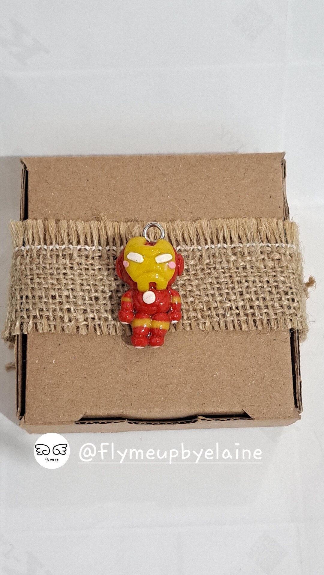 Cute Iron Man Avengers Marvel Clay Kawaii Handmade Polymer Clay ...