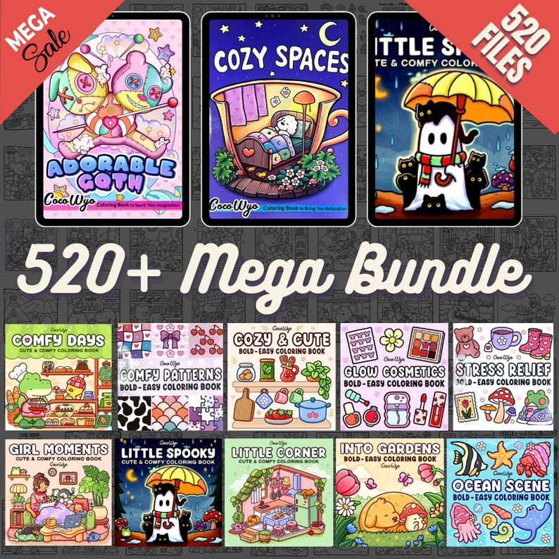 Coco Wyo Comfy Days Cute Coloring Book and Coco Wyo Coloring Books ...