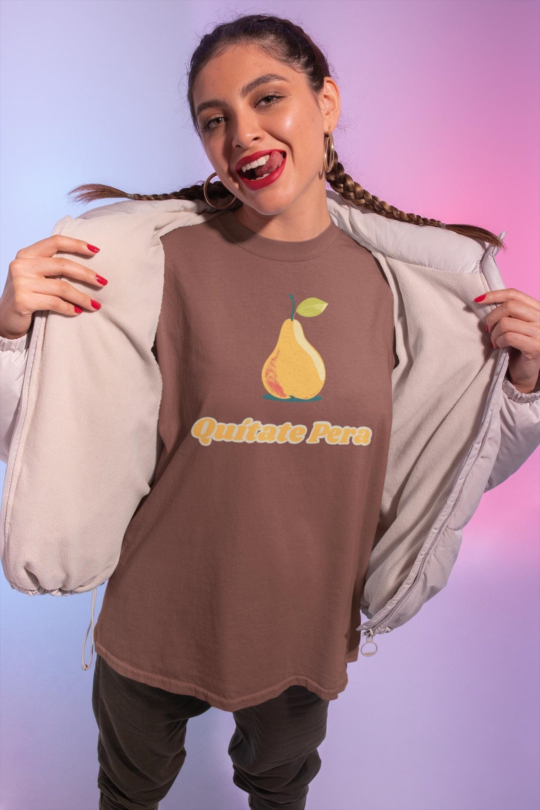 QUITATE PERA, Spanish Joke, Mexicana, Latina, Mexican Shirt, Spanish ...