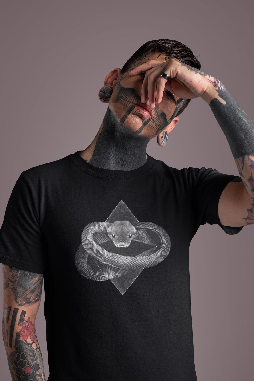 Snake Tshirt, Reptile, Witchy Clothes, Python, Snake, Snake Print Shirt ...