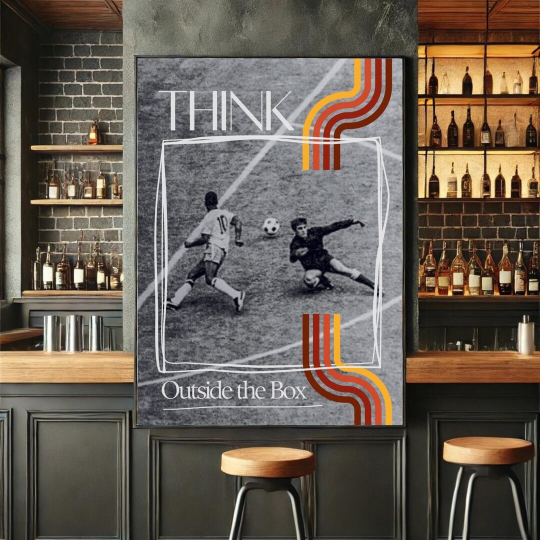 Think Outside the Box Poster Digital Download Sports Wall Art Improve ...