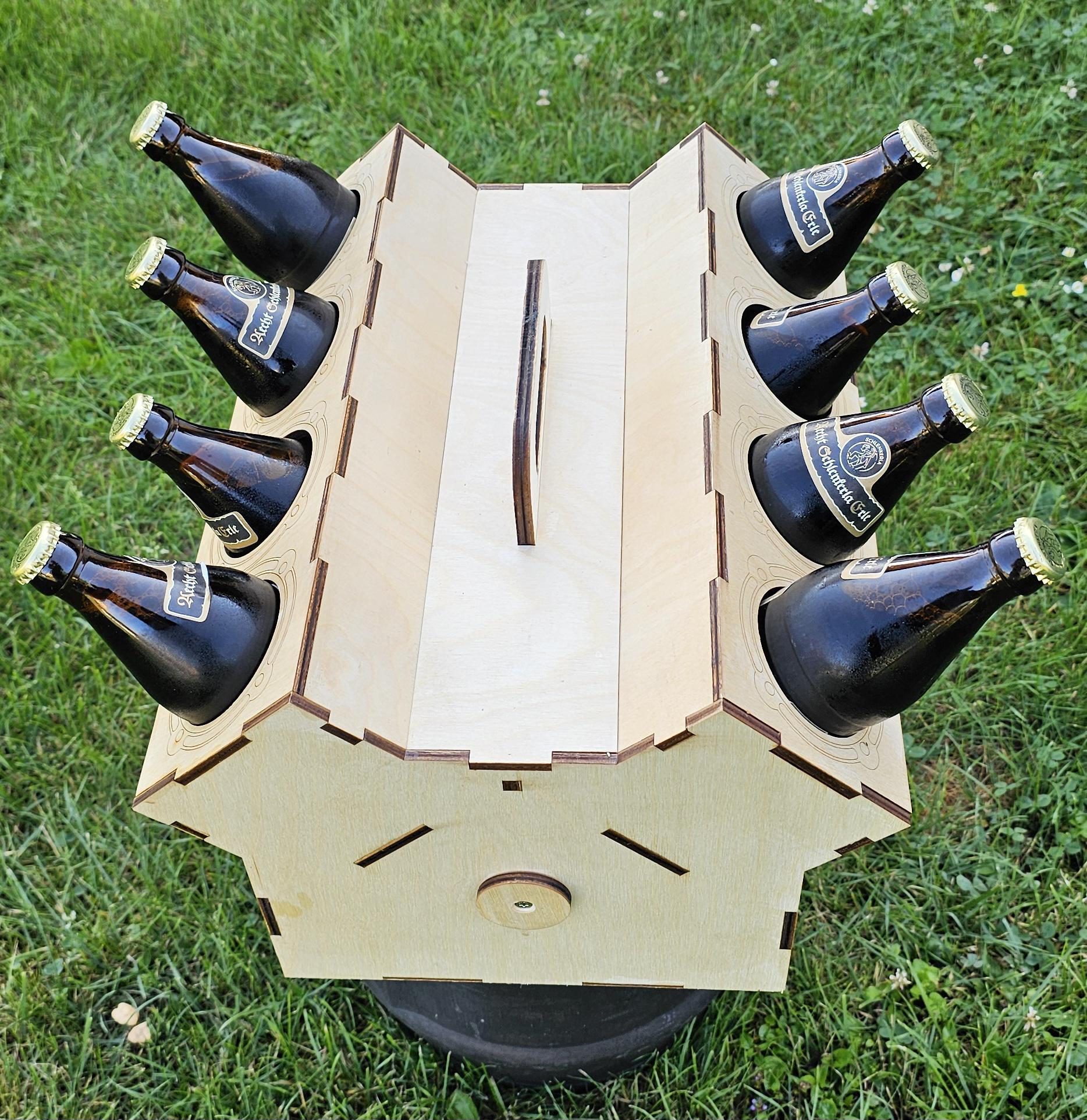 V8 Beer Engine With Engraving. Beer Bottle Engine, Engine, Beer ...