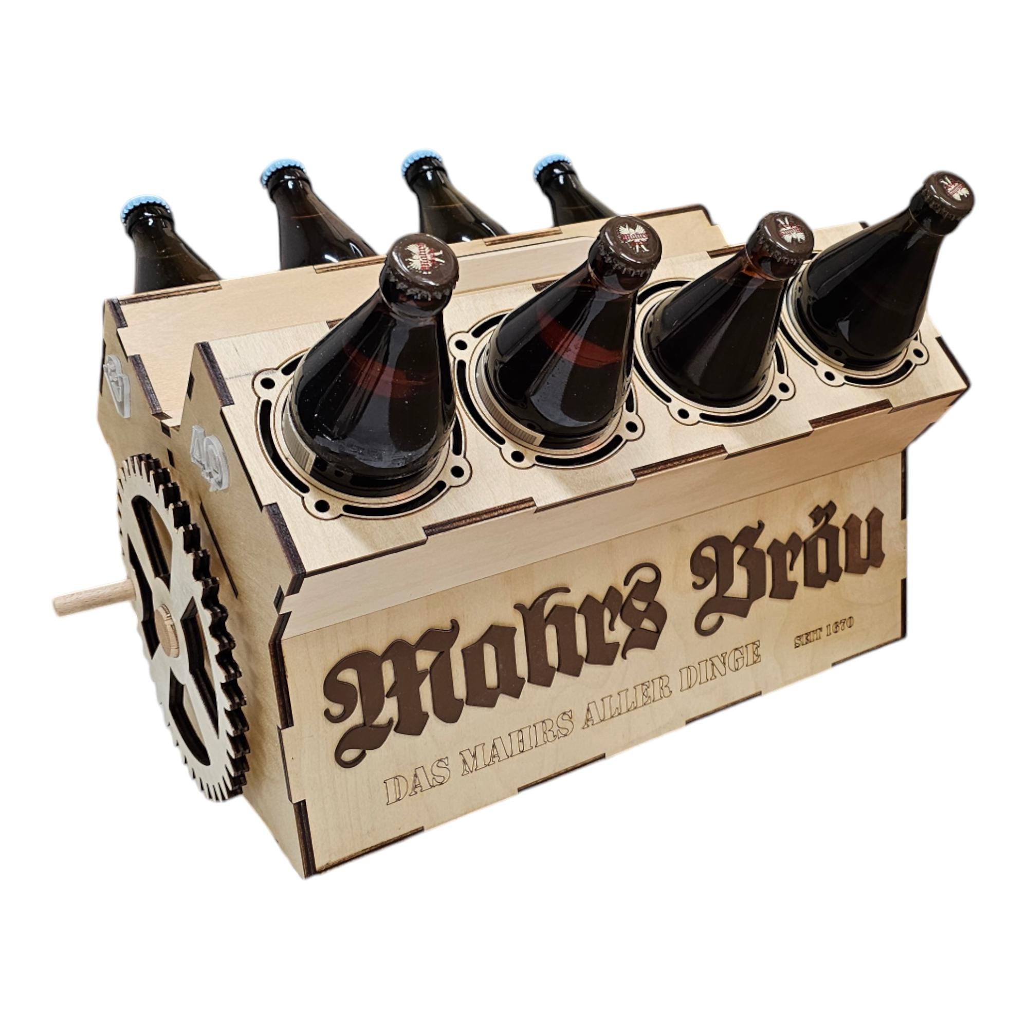 V8 Beer Engine With Engraving. Beer Bottle Engine, Engine, Beer ...