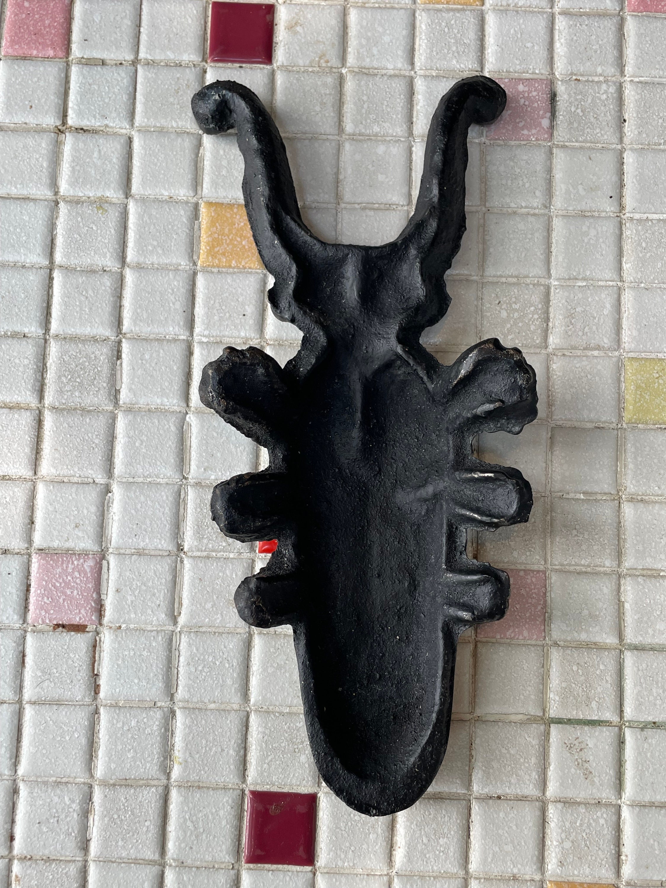 Scarob Beetle Door Stop, Boot Puller OR Decorative Accent. Cast Iron ...