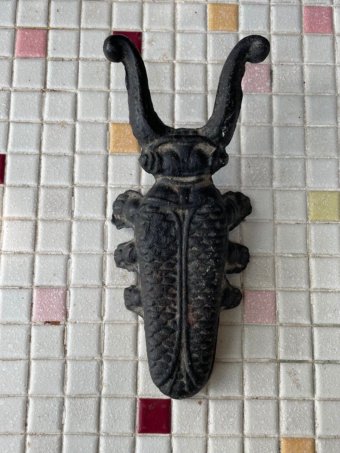 Scarob Beetle Door Stop, Boot Puller OR Decorative Accent. Cast Iron ...