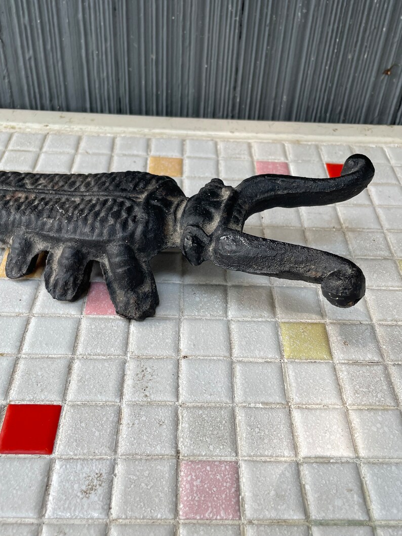 Scarob Beetle Door Stop, Boot Puller OR Decorative Accent. Cast Iron ...