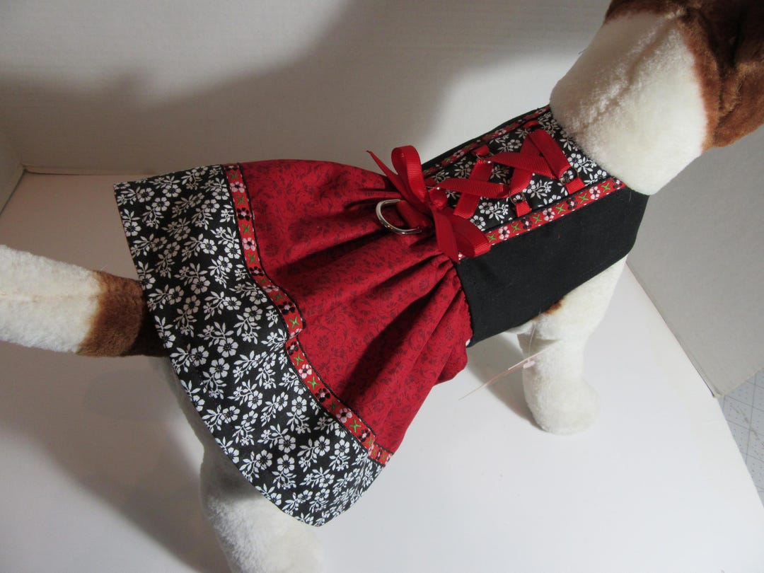 Swiss Miss Small Dog Harness Dress - Etsy