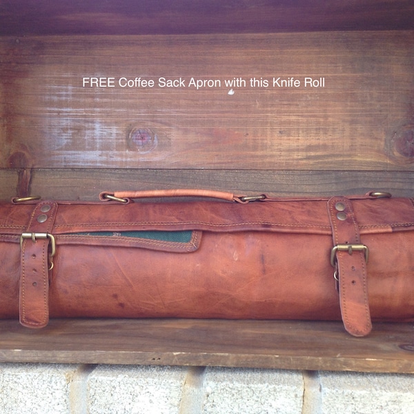 Leather Knife Roll - Etsy