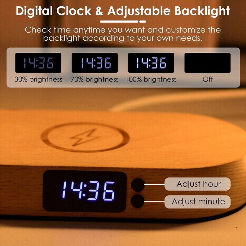 Multifunction Wireless Charging Hub: Fast-charging LED Desk Lamp, Night ...